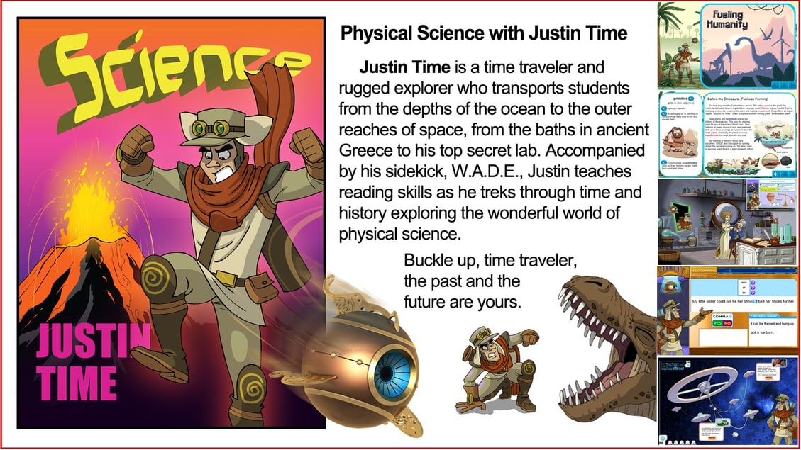 Meet the Characters from Istation's Advanced Reading Program: Justin ...